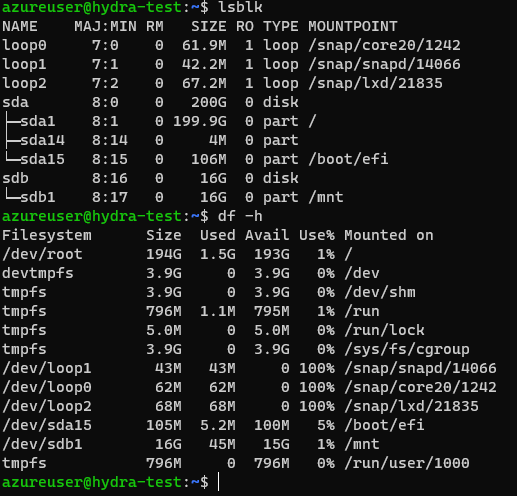 Azure Hydra VM Deployment