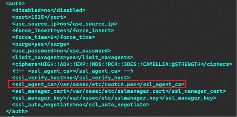 Wazuh Agent Registration SSL verification process