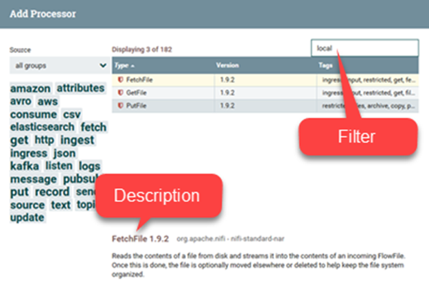Log processor: Building a data flow